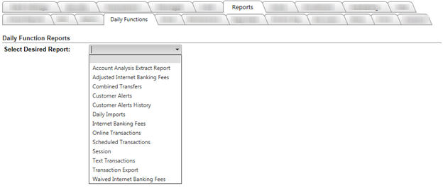 Daily Functions reports